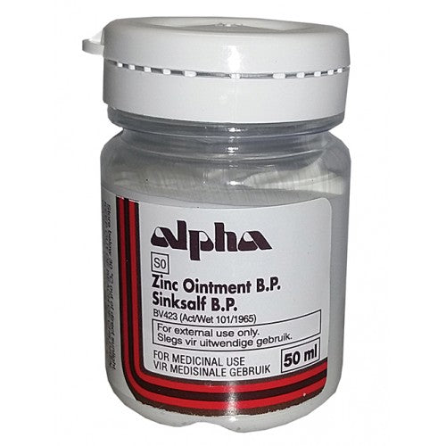 Alpha Zinc Ointment 50g – Cura Pharm