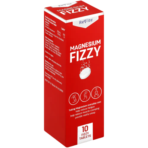 Revite Magnesium Fizzy Tablets 10 – Cura Pharm