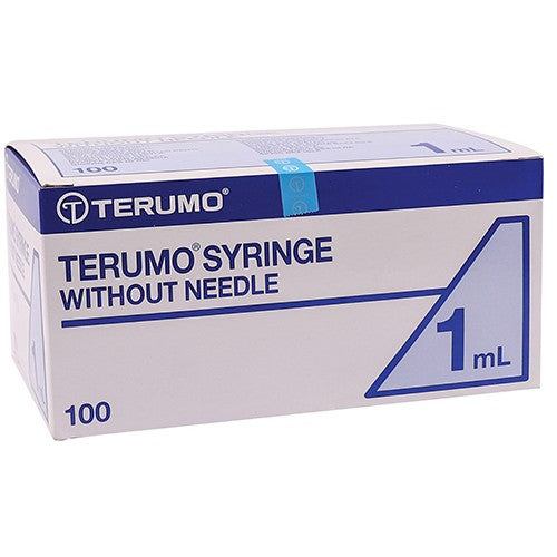 Syringe 1ml Luer Slip TB Terumo 100 – Cura Pharm