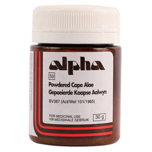 Alpha Aloes Powder Cape 30g – Cura Pharm