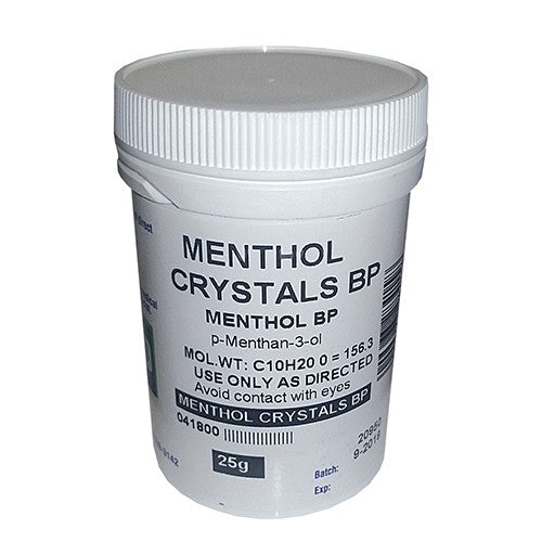 Menthol Crystals BP – Cura Pharm