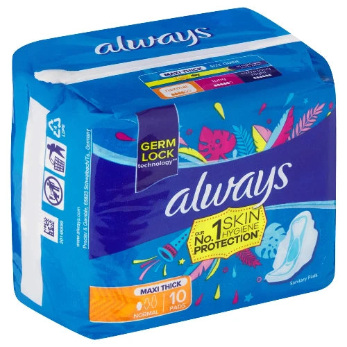Always Maxi Normal 10s – Cura Pharm