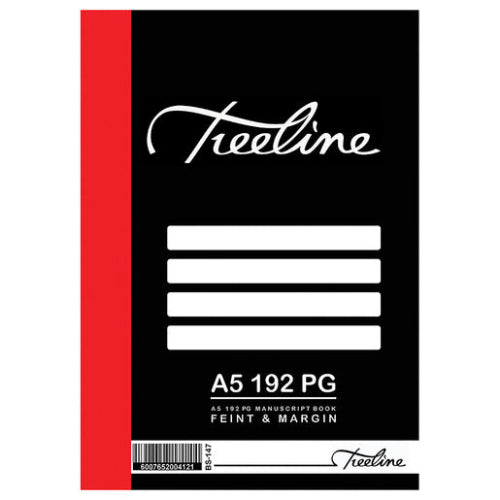A5 192 Page Manuscript Book Treeline 5 – Cura Pharm