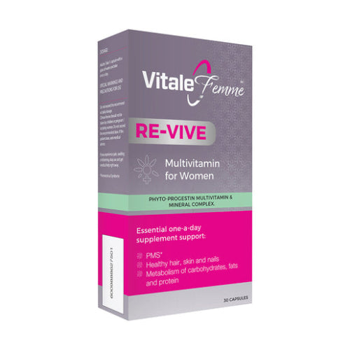 Vitalefemme Re-vive Multivitamin For Women 30 Capsules – Cura Pharm