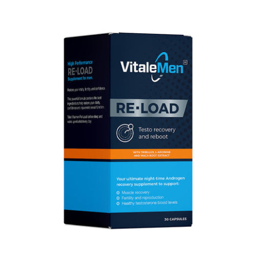 Vitalemen Re-load Testo Recovery & Reboot 30 Capsules – Cura Pharm