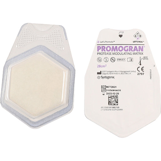 Promogran Protease Modulating Matrix 28cm² Hex – Cura Pharm