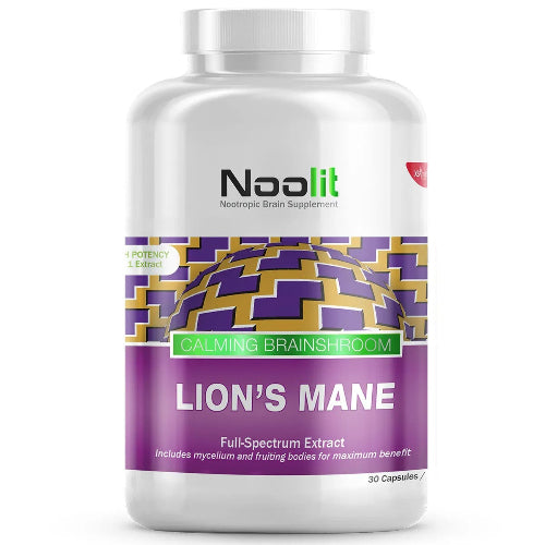 Noolit Lion’s Mane Calming Brainshroom 30 Capsules – Cura Pharm