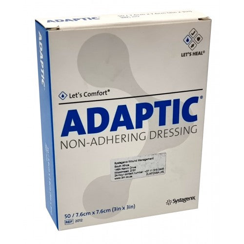Adaptic Dressing Non Adhesive 76X76mm 50 – Cura Pharm