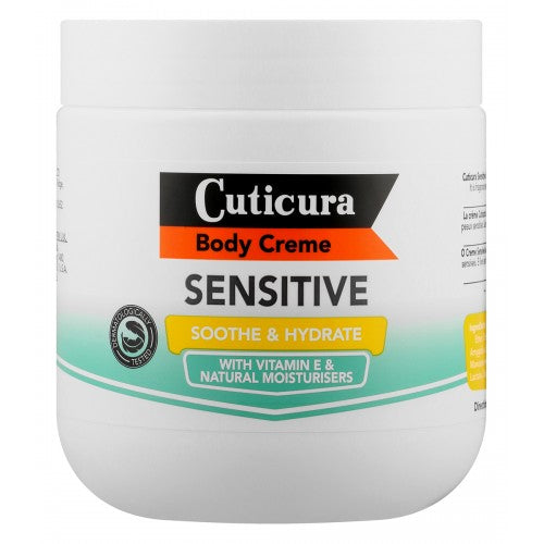 Cuticura Sensitive Cream Sooth & Hydrate 450ml – Cura Pharm