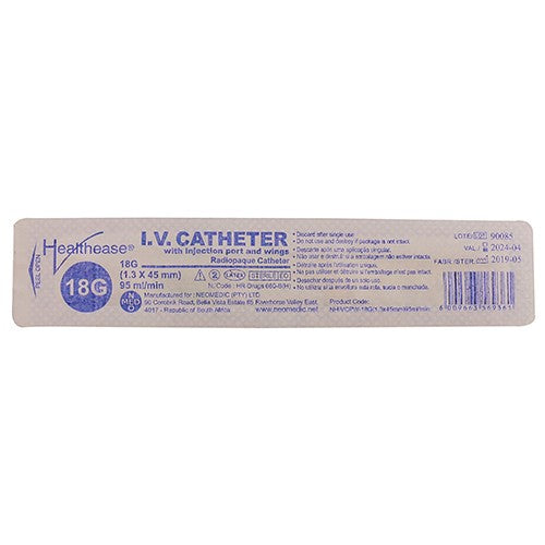 Iv Catheter Injection Port With Wings 18G 1 – Cura Pharm