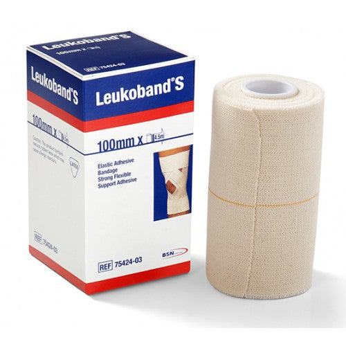 Leukoband S 100mmx4.5m Elastic Adhesive Bandage 1 – Cura Pharm
