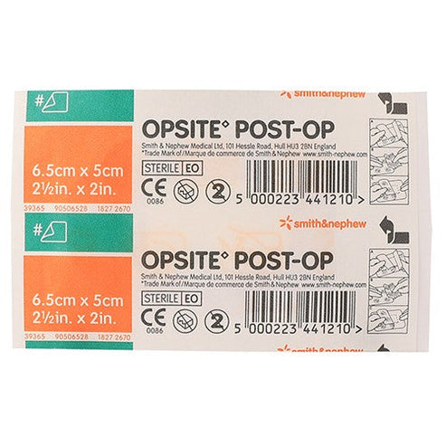 Opsite Post-Op Dressing 6.5x5.0cm 100s – Cura Pharm