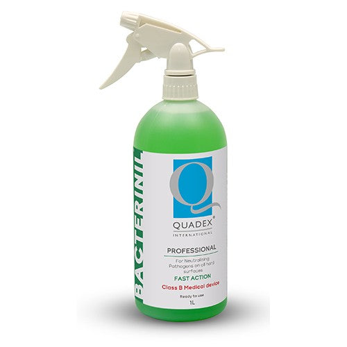 Quadex Bacterinil Solution Surface Disinfectant 1L – Cura Pharm