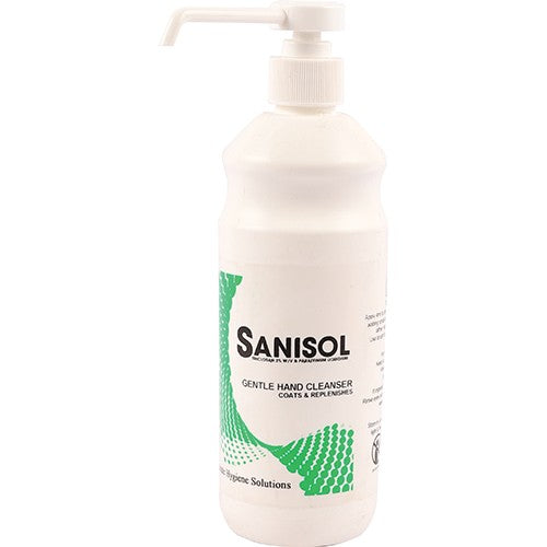 Sanisol Scrub & Pump Tantol 500ml 1 – Cura Pharm