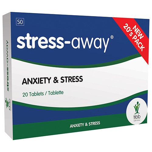 Tibb Stress-Away Tablets Blister Pack 6X20 – Cura Pharm