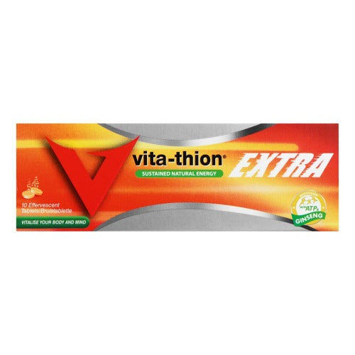 Vita-Thion Extra Energy Effervescent Tablets 10 – Cura Pharm