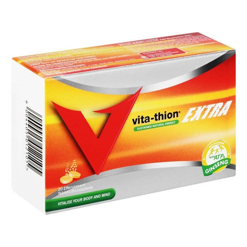 Vita-Thion Extra Energy Effervescent Tablets 20 – Cura Pharm