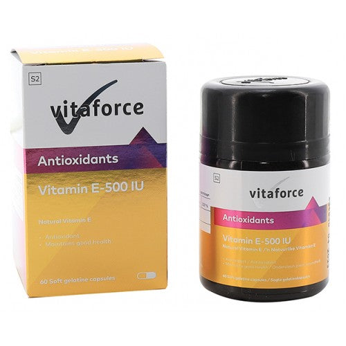 Vitaforce Vitamin E 500Iu 60 – Cura Pharm