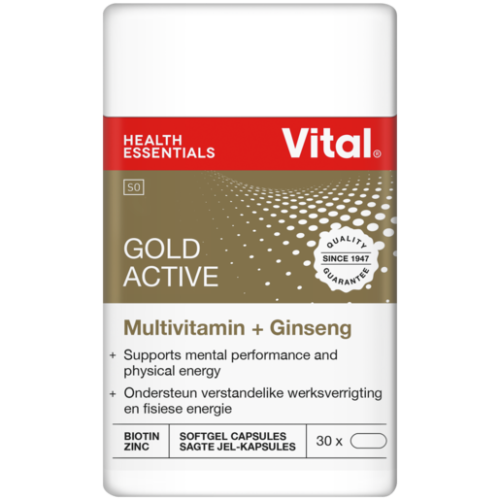 Vital Gold Active Capsules 30 – Cura Pharm