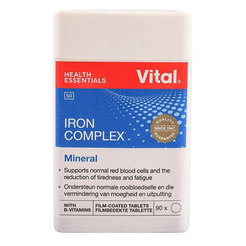 Vital Iron Complex Tablets 90 – Cura Pharm