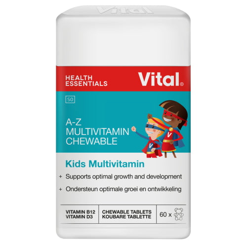 Vital Kids A-Z Multi Chew Tablets 60 – Cura Pharm