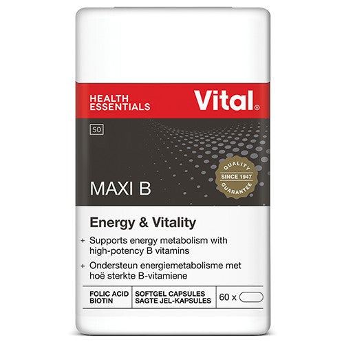 Vital Maxi B Capsules 60 – Cura Pharm