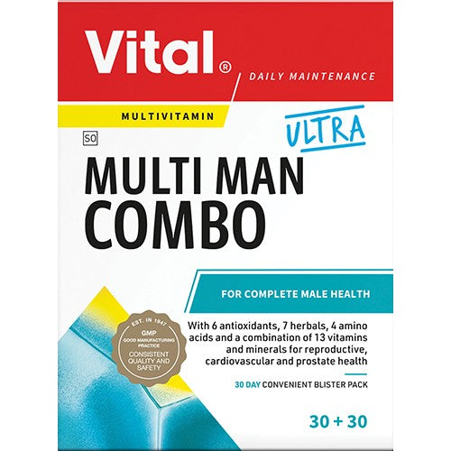 Vital Multi Man Ultra Combo 30+30 – Cura Pharm