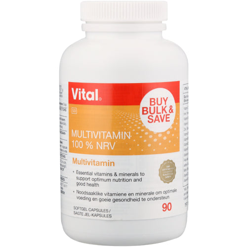 Vital Multivitamin 100% Nrv Capsules 90 – Cura Pharm