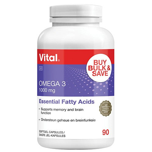 Vital Omega 3 Concentrate Capsules 90 – Cura Pharm
