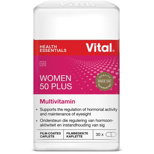 Vital Women 50 Plus Tablets 30 – Cura Pharm