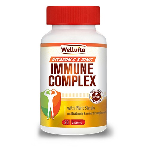 Wellvita Immune Complex 30 Capsules – Cura Pharm