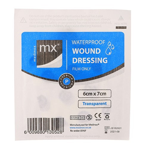 Wound Dressing Mx Film Transparent 6X7cm 1 – Cura Pharm