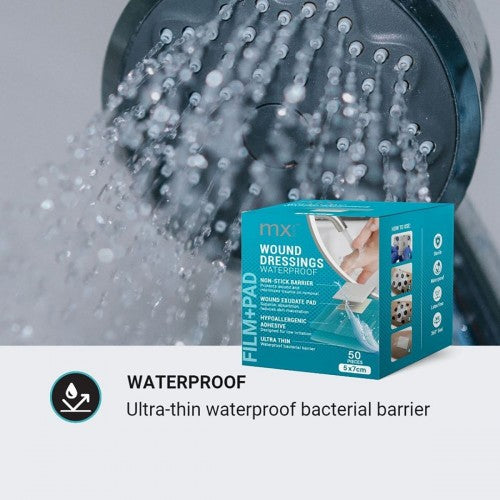 Wound Dressing Mx Film+Pad 5X7cm 50 – Cura Pharm