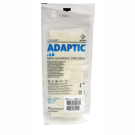 Adaptic Dressing Non Adhesive 7.6X40.6cm 2014 x 1 – Cura Pharm