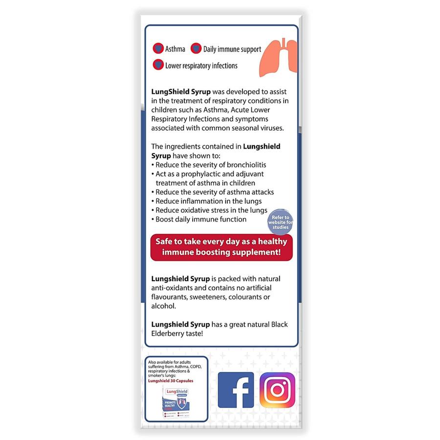 Lungshield Kids Syrup 200ml – Cura Pharm