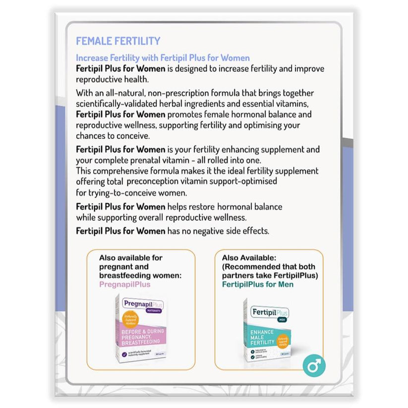 Fertipil Plus Woman 30 Capsules – Cura Pharm