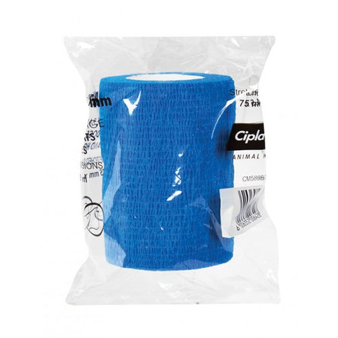 Sticky Band Vt 75mm 4.5m Blue – Cura Pharm