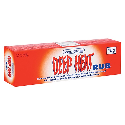 Deep Heat Cream 75g – Cura Pharm