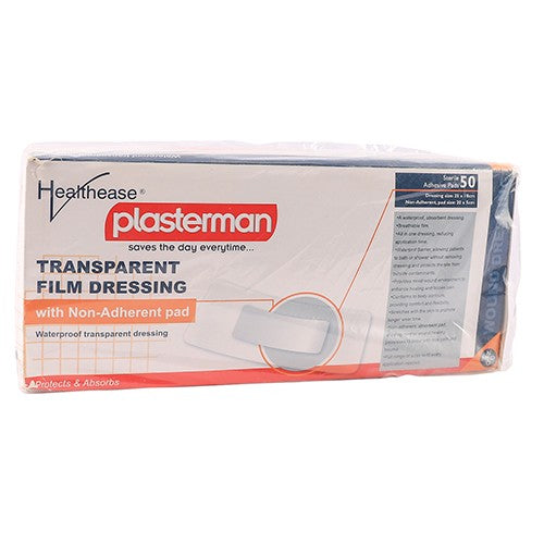 Dressing Transparent Film & Pad 25 X 10cm Healthease 50 – Cura Pharm