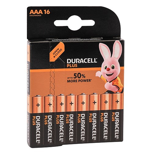 Duracell Plus Power AAA 16 – Cura Pharm