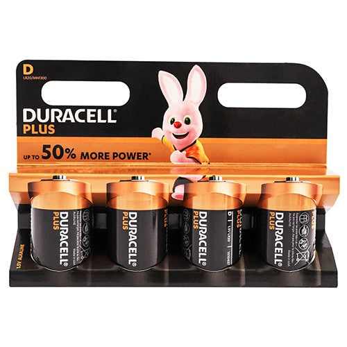 Duracell Plus Power D 4 – Cura Pharm
