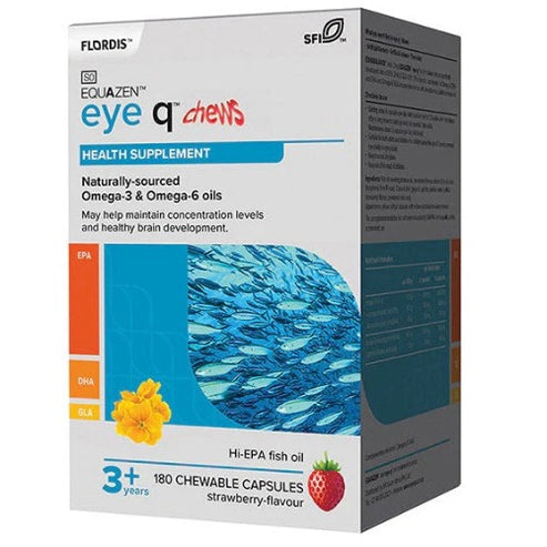 Equazen Eye Q Chew 180 Capsules Strawberry – Cura Pharm