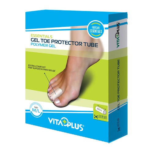 Gel Toe Protector Tube Vitaplus M/L – Cura Pharm