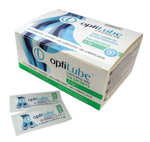Lubricating Gel Sterile Optilube 2.7g 144 – Cura Pharm