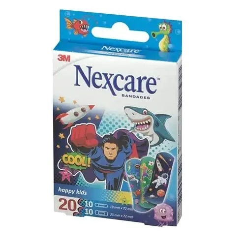 Nexcare Happy Kids Plasters Cool 20 – Cura Pharm
