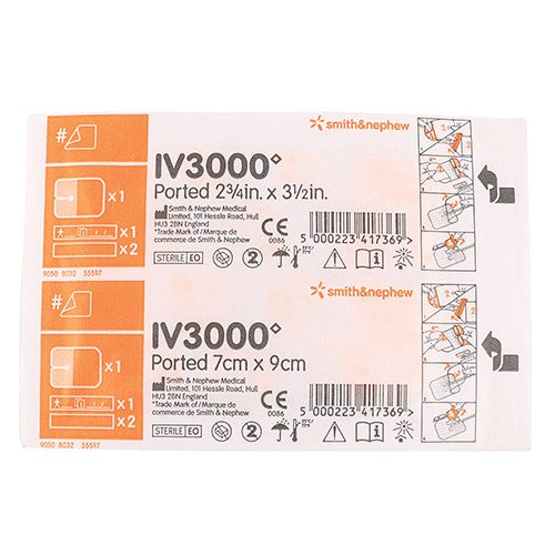Opsite Iv 3000 70mm X 90mm Ported 1 – Cura Pharm