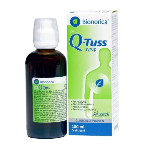 Q-Tuss Cough Syrup 100ml – Cura Pharm