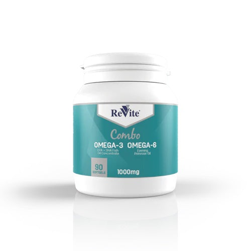 Revite Evening Primrose Oil+Omega3 1G 90 Softgel Capsules – Cura Pharm