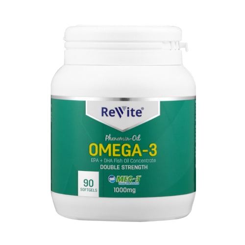 Revite Omega-3 1g 90 Softgel Capsules – Cura Pharm
