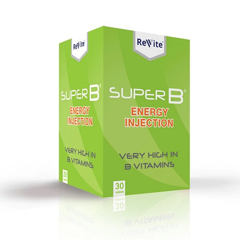 Revite Super B Supplement Tablets 30 Antioxidant – Cura Pharm
